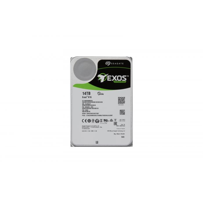 Seagate Exos X16 14TB 3.5" HDD-A14T-ST14000NM002G Internal Enterprise ...