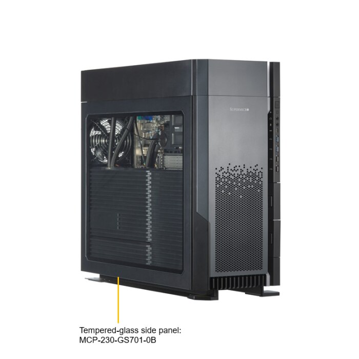 Supermicro GS7 Tempered-Glass Side Panel