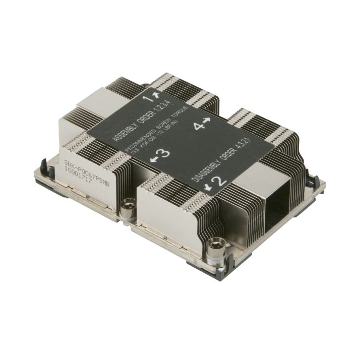 Supermicro SNK-P0067PSMB 1U Proprietary Passive CPU Heat Sink for ...